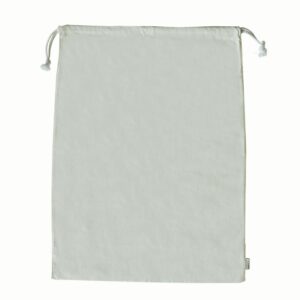 augbunny 100% cotton canvas travel laundry bag, 2-pack