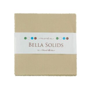 bella solids tan charm pack 42 squares 5" moda fabrics 9900pp 13