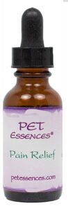 pet essences - natural pain relief for dogs & other pets, 1oz holistic formula, flower essence blend for emotional comfort & physical recovery - easy to use for dogs, cats, and horses