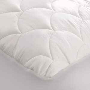 blue ridge home fashions waterproof mattress pad, queen, white