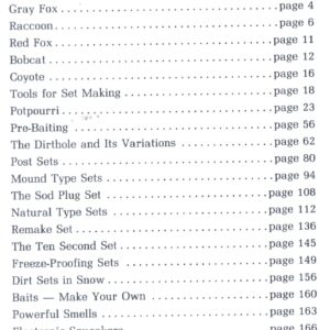 Land Sets and Trapping Techniques by Charles L. Dobbins