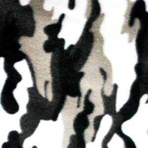 black & white army camouflage fleece fabric, 60” inches wide – sold by the yard (fb)