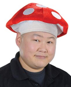 beistle plush mushroom hat