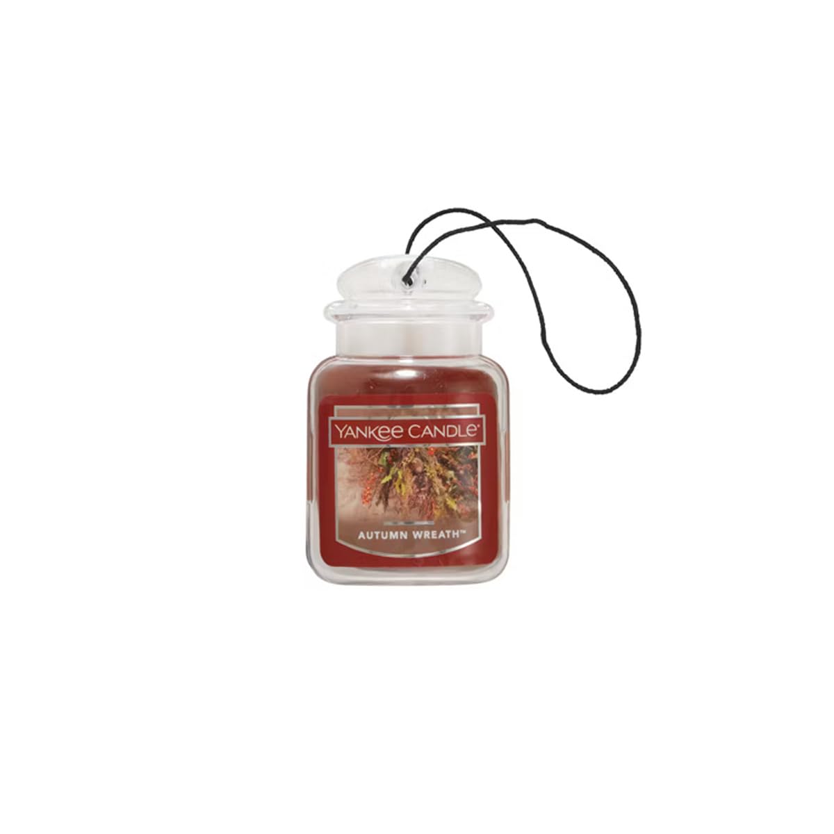 Yankee Candle Autumn Wreath Car Jar Ultimate Air Freshener, Food & Spice Scent