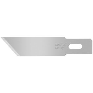 martor 27.50 "number 27" graphic blade, silver