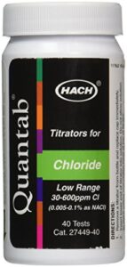 hach 2744940 chloride quantab® test strips, 30-600 mg/l