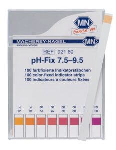 macherey-nagel, 92160, ph-fix 7.5-9.5, box of 100 strips