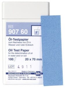 macherey-nagel, 90760, oil test paper, box of 100 strips