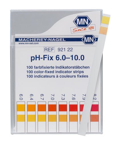 Macherey-Nagel, 92122, pH-Fix 6.0-10.0, Box of 100 Strips