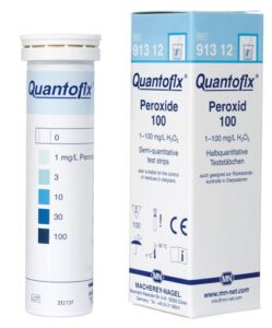 macherey-nagel, 91312, quantofix peroxide 100, box of 100 strips