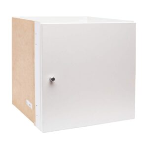 ikea kallax - insert with door, white - 33 x 33 cm