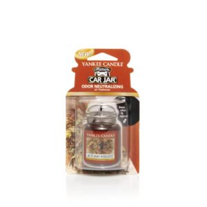 yankee candle autumn wreath car jar ultimate air freshener, food & spice scent