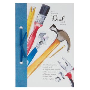 hallmark birthday card for dad 'great dad like you' - medium [old model]