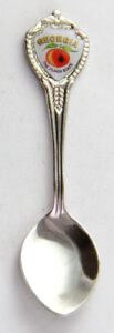 georgia state souvenir collectible mini spoon 3" lpco