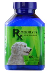 rxmobility botanical hip & joint supplement with cissus quadrangularis - all natural formula for fast working pain relief & maximum mobility - for dogs