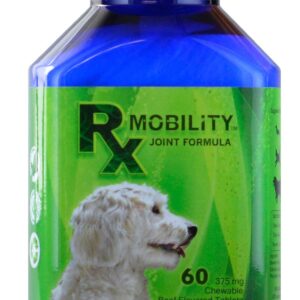 RxMobility Botanical Hip & Joint Supplement with Cissus Quadrangularis - All Natural Formula for Fast Working Pain Relief & Maximum Mobility - for Dogs