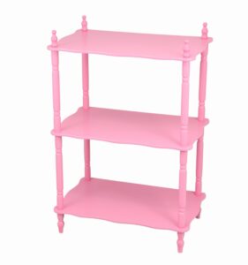 frenchi furniture shelf, pink