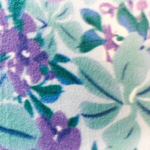 wild floral anti pill premium fleece fabric, 60” inches wide – sold by the yard (fb)