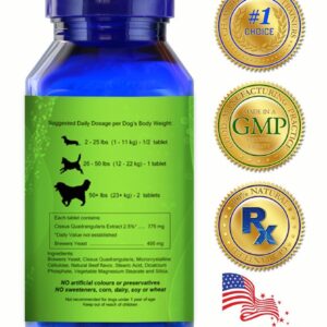 RxMobility Botanical Hip & Joint Supplement with Cissus Quadrangularis - All Natural Formula for Fast Working Pain Relief & Maximum Mobility - for Dogs