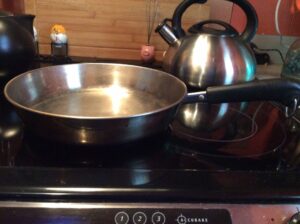 vintage copper clad stainless steel revere ware 10 inch skillet