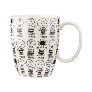 department 56 peanuts anniversary charlie mug