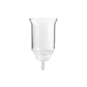 yama cdm8 replacement middle beaker - borosilicate glass for 6-8 cup cold brew towers, heat-resistant, dishwasher safe