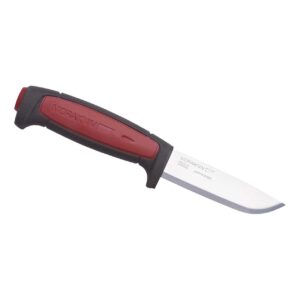 morakniv pro c craftline fixed-blade knife with carbon steel blade and combi-sheath, 3.6 inch