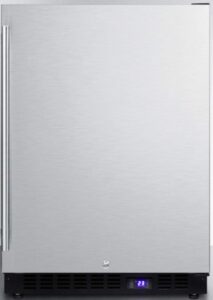 summit scff53bss under counter upright freezer, stainless-steel