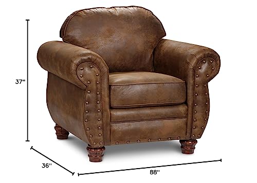 American Furniture Classics 4-Piece Sedona Sleeper Collection Sofa Sleeper, Loveseat, Chair, Ottoman