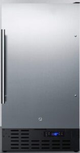 summit scff1842ss upright freezer, stainless-steel