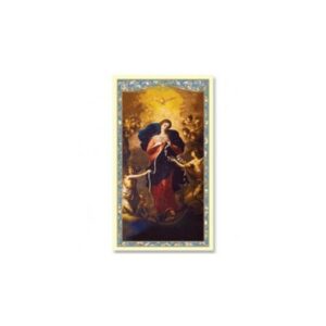 mary untier of knots holy card - powerful and miraculous prayer card - 10 pack