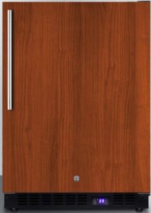 summit scff53bif under counter upright freezer, brown