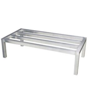 heavy duty aluminum dunnage racks - 20" x 48" x 12" restaurant commercial industrial