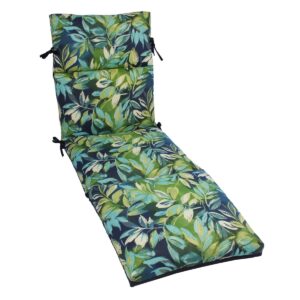 comfort classics spun polyester outdoor channeled reversible chaise cushion inc.