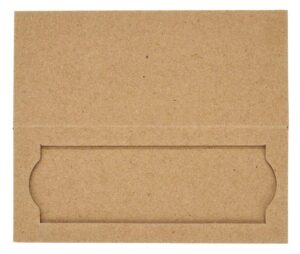 heathrow hs9903 1-place cardboard slide holders (pack of 25)