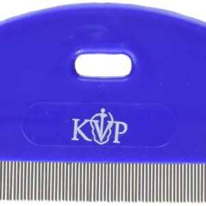 KVP Cat Flea Comb Stainless Steel Teeth with Plastic Handle