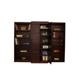 concepts in wood overstock wkt3072 3-piece wall and storage system, 15 shelves cherry finish