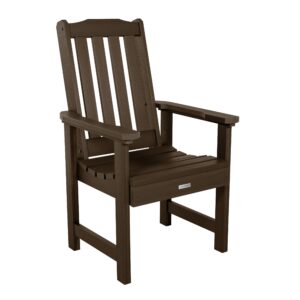 highwood lehigh dining armchair, weathered acorn