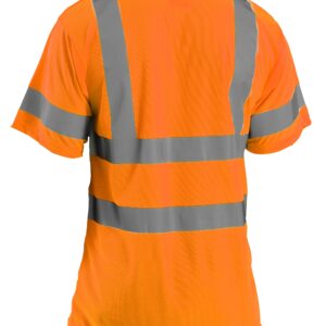 OccuNomix T-Shirt, Mens, 2XL, Orange