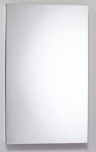 robern plm2430gre polished edge, classic gray interior, electric ̶ right hinge pl series 24" x 30" flat top cabinet