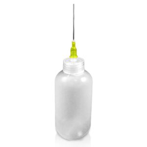 2 needle tip bottle liquid flux dispenser oil solvent applicator dropper 0.7 oz