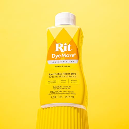 Rit DyeMore Liquid Dye, Daffodil Yellow 7 Fl Oz (Pack of 1)