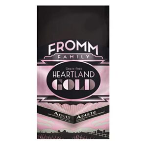 fromm heartland gold adult premium dry dog food - beef recipe - 4 lb