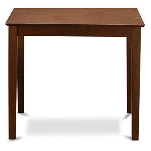 East West Furniture VNT-MAH-T Vernon Square Bar Height Counter Table for Small Spaces, 36x36 Inch, Mahogany