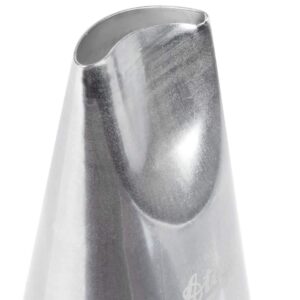 ateco # 123 - roses pastry tip - stainless steel