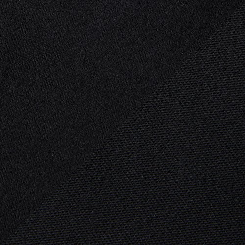 Duvetyne Light Block-out Cloth, 54"x5 Yards, Black