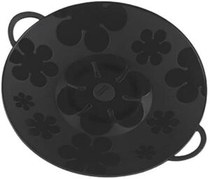 kuhn rikon kochblume spill stopper, 11-inch, black