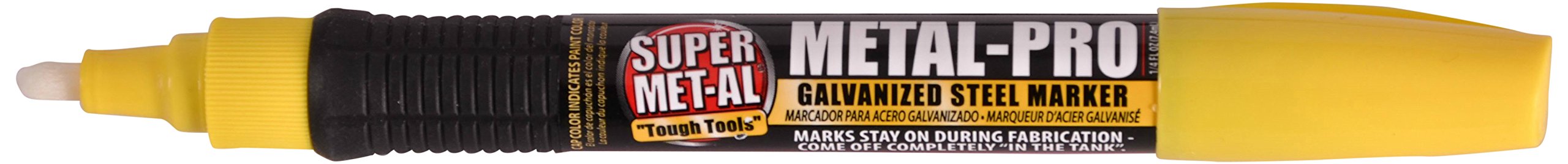 Super Met-Al 04047 Metal Pro Galvanizing Paint Marker , Yellow