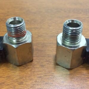 1/4" Drain Cock Ball Valve 2 Pieces Set replacement for Air Compressors