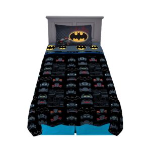 franco kids bedding super soft sheet set, twin, batman